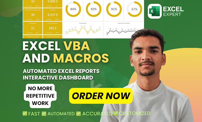 Create automated excel reports and dashboards with vba macros for small ...