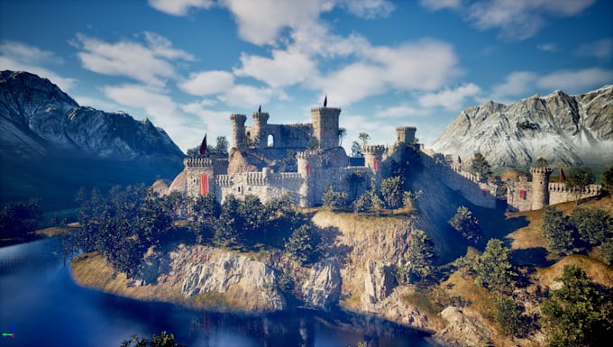 Crear mapas de entorno personalizados para unreal engine, mundos abiertos y blueprints