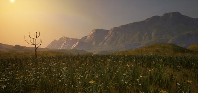 Design 3d environment, landscape, map and terrain for unreal engine 5 ...