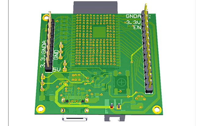 Create pcb design pcb layout circuit design schematic design by ...