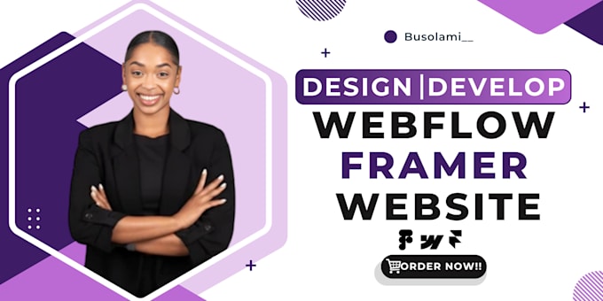 Design develop landing page fix bugs clone duplicate copy webflow framer website by Busolami ...