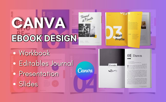 Edit, format and design canva ebook, workbook, slides, presentations by ...