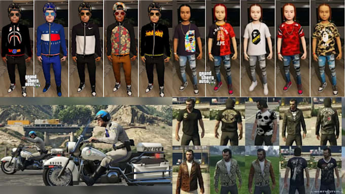 Create custom fivem chain model gun cloth shop for gta v fivem map ped ...