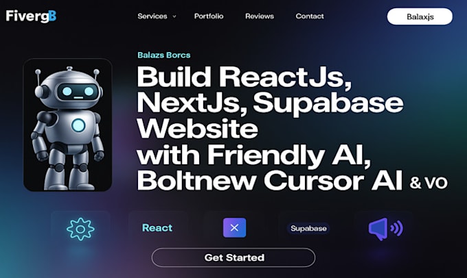 Build rork ai app rork ai website, lovable ai with rag llm integration supabase by Darian_cole ...