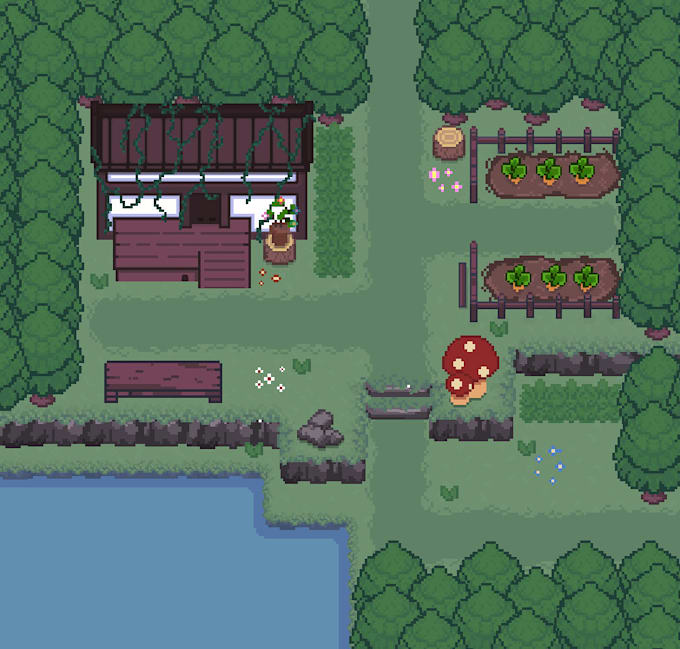 Design pixel game environments, tilesets, and parallax backgrounds by ...