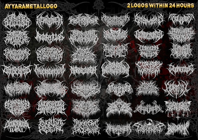 Make a deathcore, death metal logo for your killer project by ...