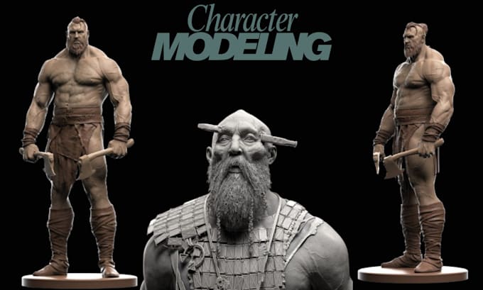 Sculpt a custom dnd character, ttrpg, npc, miniature 3d model for stl ...