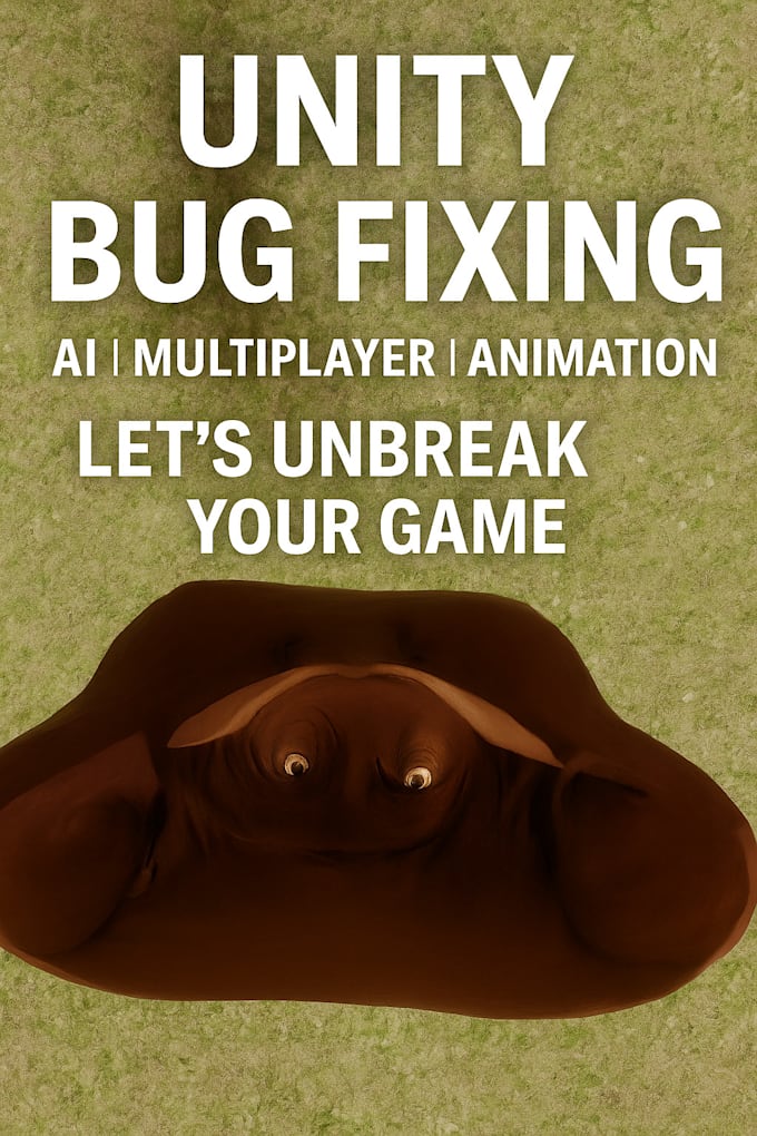 Fix your unity multiplayer, ai, or animation bugs fast by Mrryzen | Fiverr