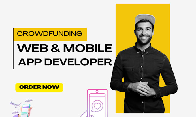 Crowdfunding app, gofundme clone, fundraising app, fintech mvp, job board by Trackson_sam | Fiverr