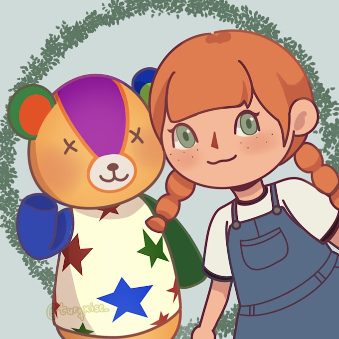 Illustrate your favorite characters in animal crossing style by ...