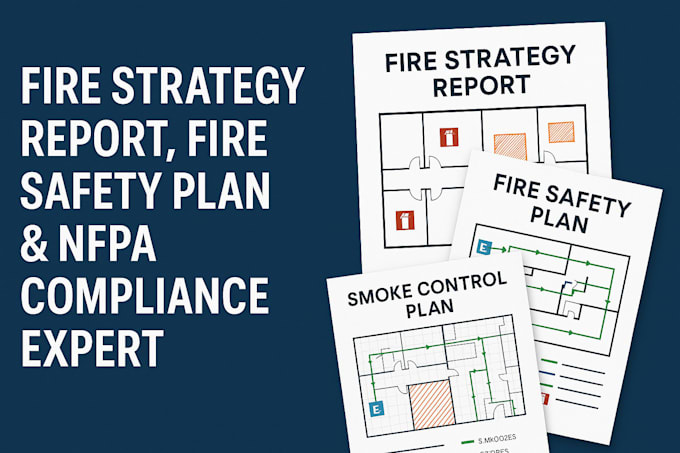 Do fire strategy report, fire safety plan and nfpa compliance expert by Saavedra_andrea | Fiverr