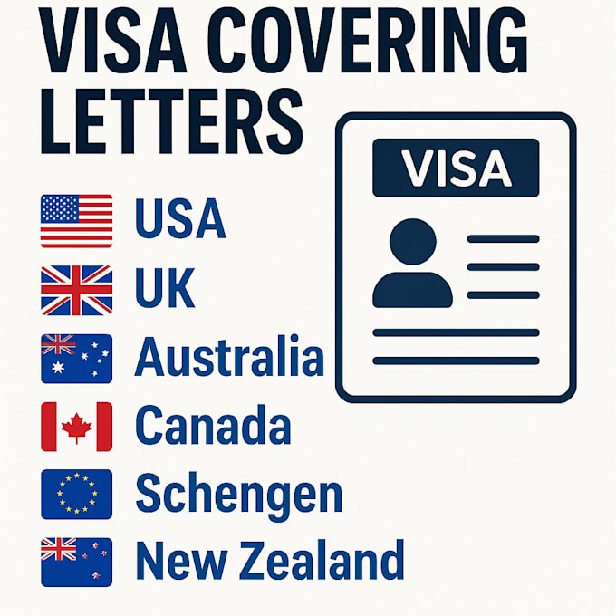 Write visa cover letters for any country by Thetraveller_wr | Fiverr
