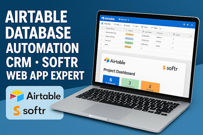 Configurar base de datos airtable, automatización de airtable, crm de ...