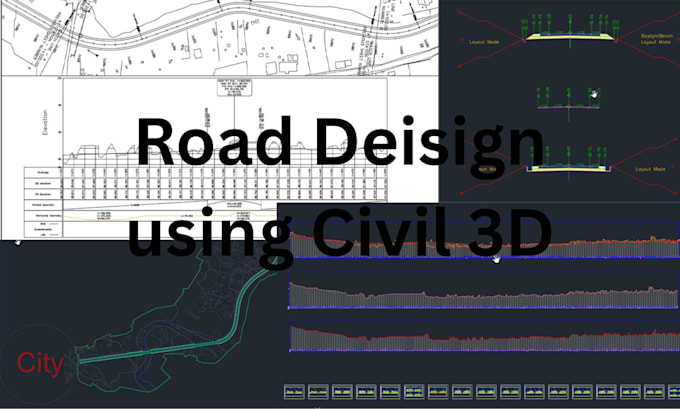 Do autocad civil 3d road designs by Danujthashmika | Fiverr