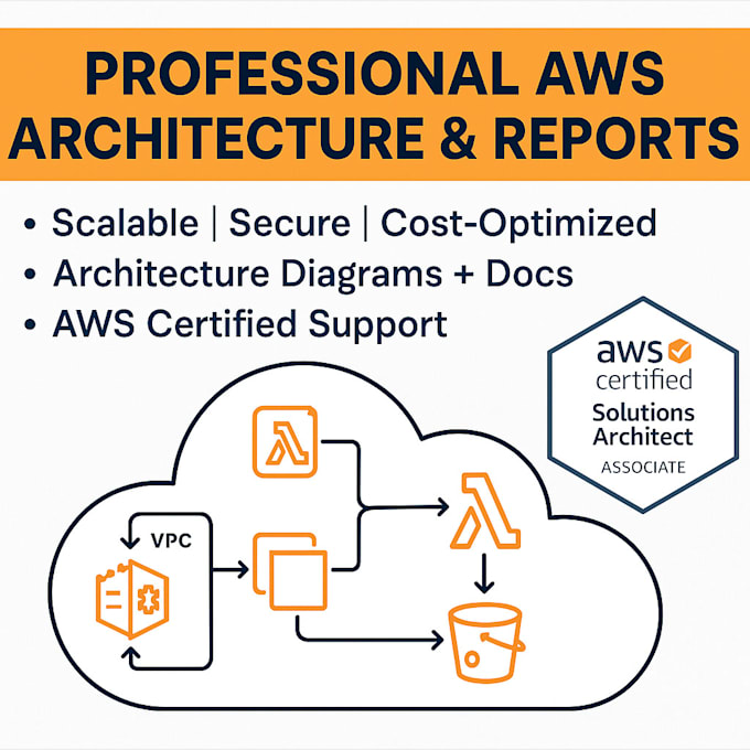 Design aws cloud architecture and provide professional reports by ...