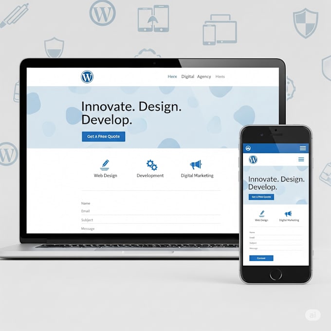 Build a modern, responsive wordpress website for your business by ...