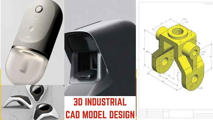 Do industrial product design, industrial product 3d cad modelling and ...