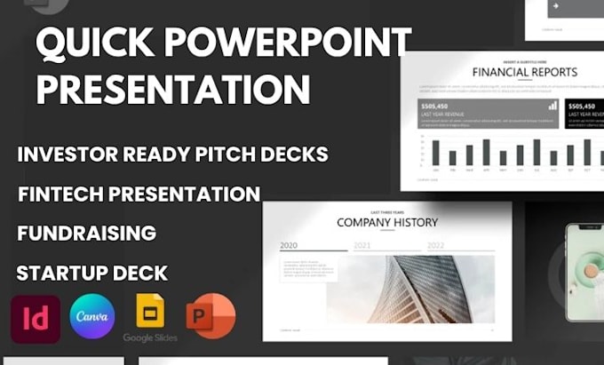 Do quick powerpoint presentation ppt design editable investor pitch ...