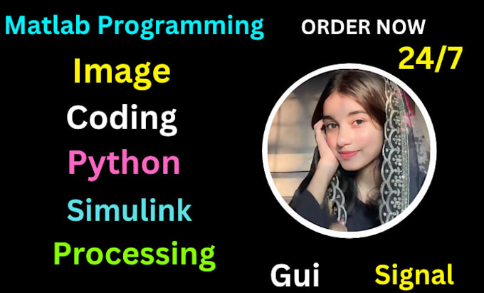 Do matlab programming, simulink, image,gui, signal and processing projects by Manatfatima7 | Fiverr