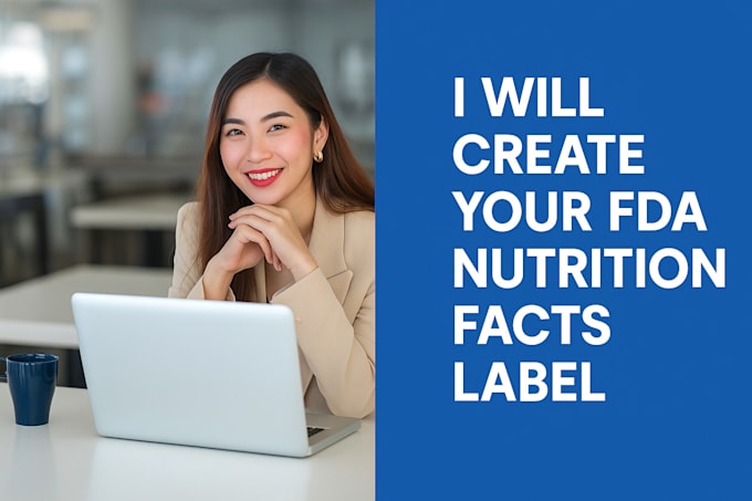 Create your fda nutrition facts label by Samirahadid25 | Fiverr