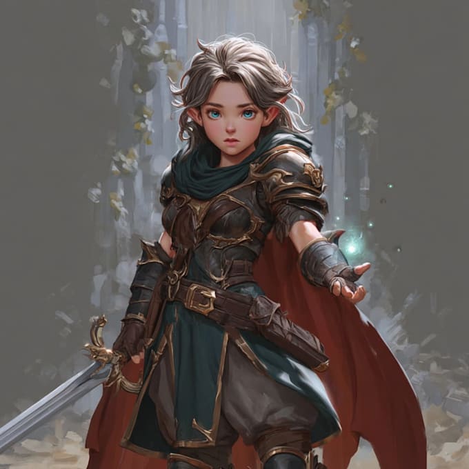 Dnd character art and dnd character art by Clarentensen | Fiverr