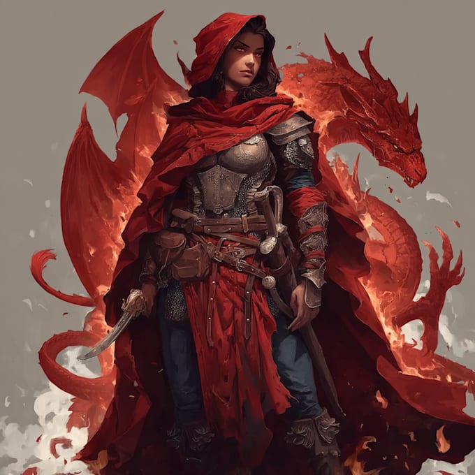 Dnd character art and dnd character art by Carpraes | Fiverr