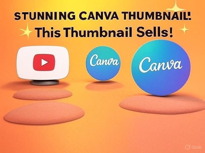 Create stunning canva thumbnails by Madihascript | Fiverr