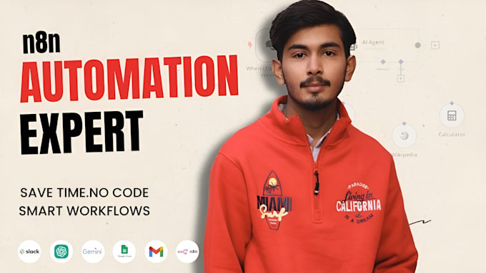 Build ai agents, ai workflows, and ai automations with n8n by Madebyshabi | Fiverr