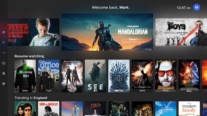 Iptv app video live streaming app ott android tv dashboard app smart tv ...