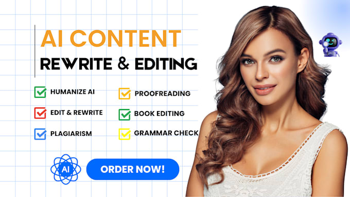 Proofread edit humanize ai content rewrite chatgpt book editing check plagiarism by Elio_web ...