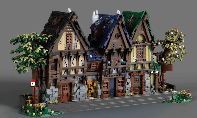 Do 3d custom lego technic, 3d lego design, manual instructions moc xml ...