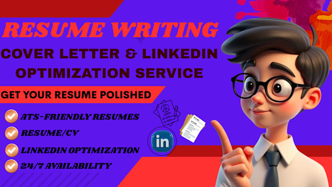 Write executive resume, cv, cover letter and optimize linkedin by Shedrack_ec | Fiverr