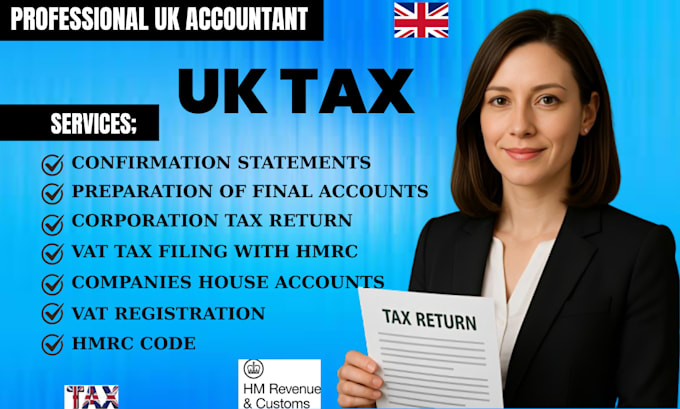 File uk company accounts, uk tax return with hmrc, companies house by ...