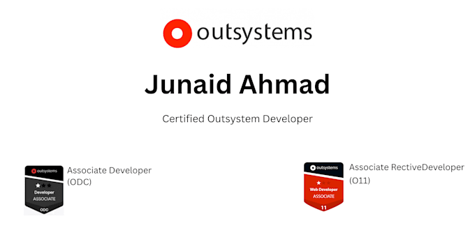 Develop outsystems web applications for you by Junaid_4002 | Fiverr