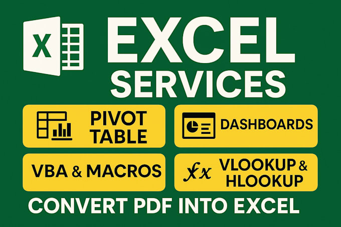 Create Or Fix Excel Formula Macros And Vba Automation By Rishabhtanwar Fiverr