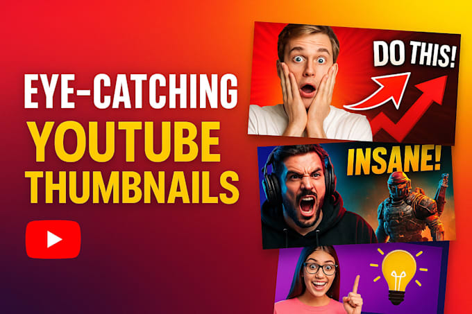 Design youtube thumbnails and social media posts by M_rehanworks | Fiverr