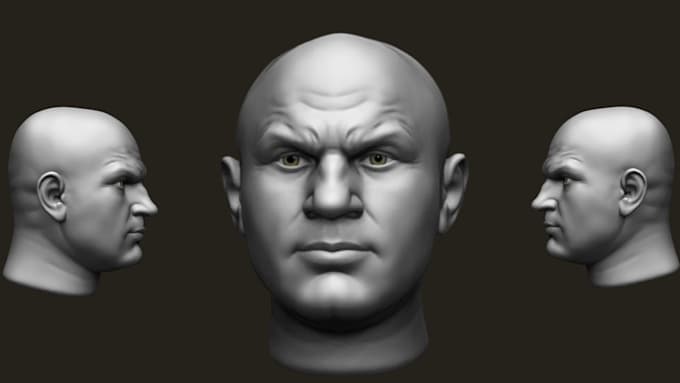 Sculpt a 3d head, 3d headbust, 3d action figure, 3d miniature for 3d ...