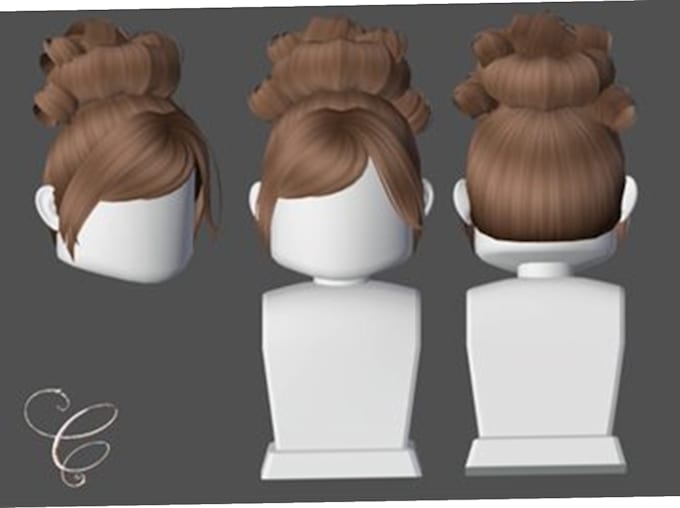 Make custom roblox ugc hair, 3d roblox model accessories in r6 and r15 by Philipeben | Fiverr