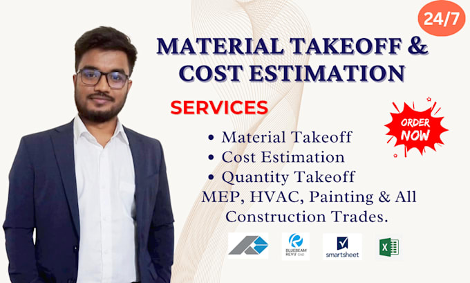 Do accurate mep, hvac, painting quantity takeoff, and cost estimation by Uzzalaziz16 | Fiverr