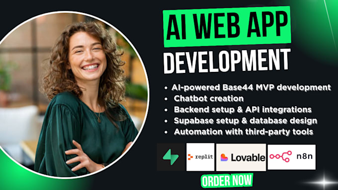 Ai-app, ai-agent, ai-automatisierung mit base44 lovable windsurf boltnew n8n erstellen