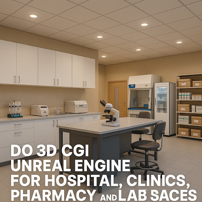 Do 3d cgi unreal engine for hospitals, clinics, pharmacy and lab spaces ...