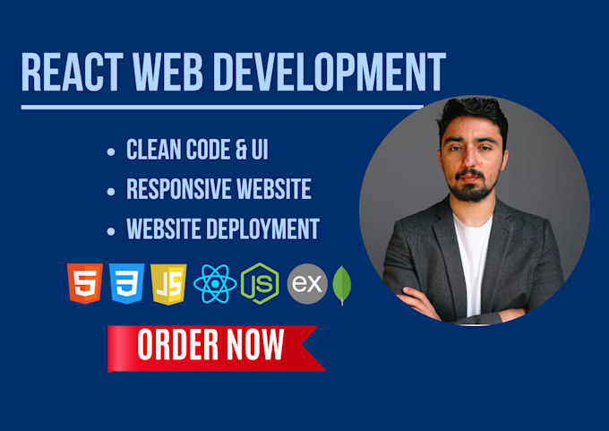 Develop responsive reactjs frontend with clean ui by Immuhammadahsan | Fiverr