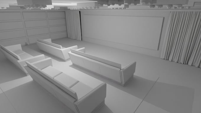 Remodel 3d museum, virtual exhibition room,gallery art,revit design ...