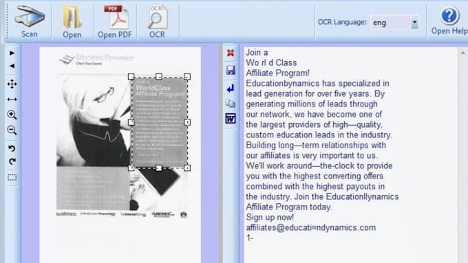 Do ocr, text recognition pipeline layout analysis, ai post processing ...