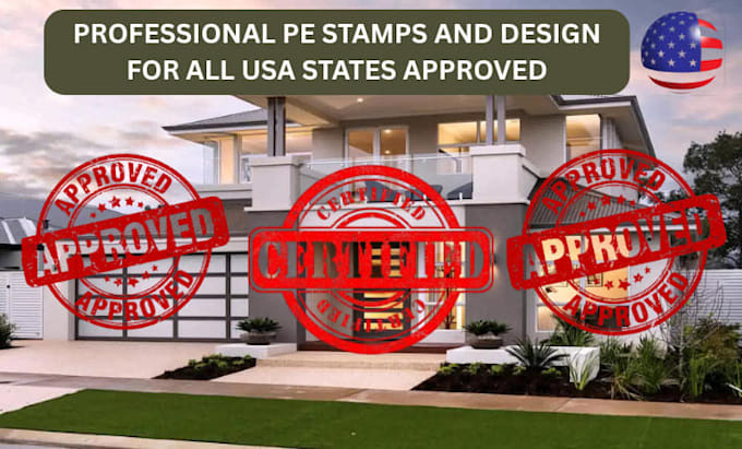 Licensed architect structural engineering pe stamp in oklahoma nevada ...