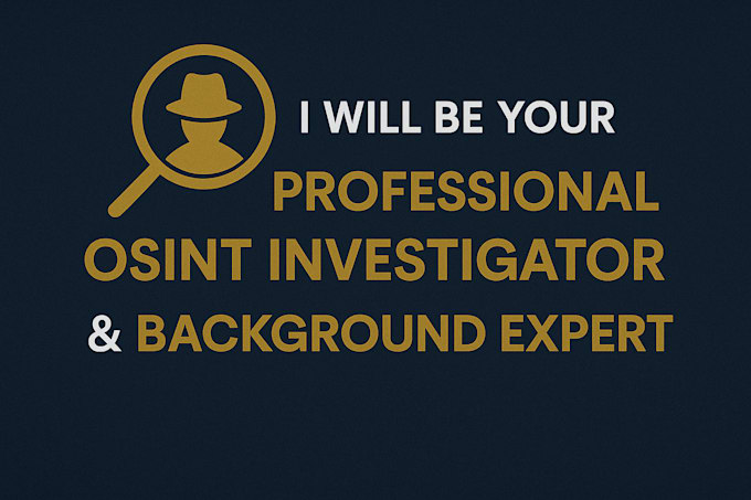 Be your professional osint investigator, background expert by Jessica ...
