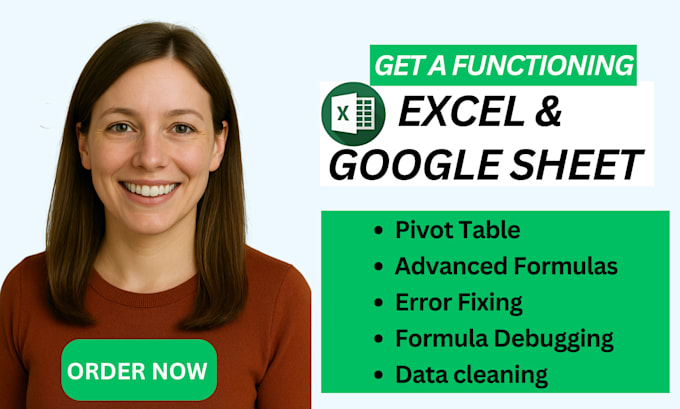 Build Advanced Formulas And Functions For Your Excel Spreadsheet Tasks By Clarakate09 Fiverr
