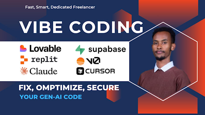 Develop or modify apps in vibe coding replit, lovable, v0, or base44 by ...