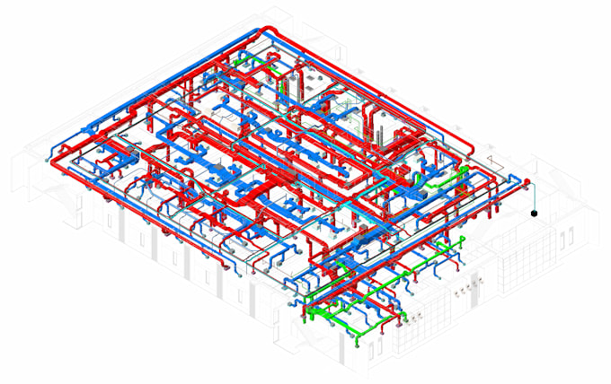 Do for your project 3d mep bim model and great presentation by ...