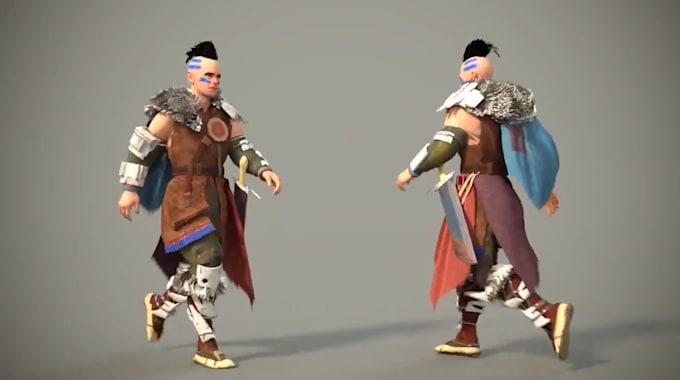 3d character animation,medieval combat animation,unity3d,3d combat ...